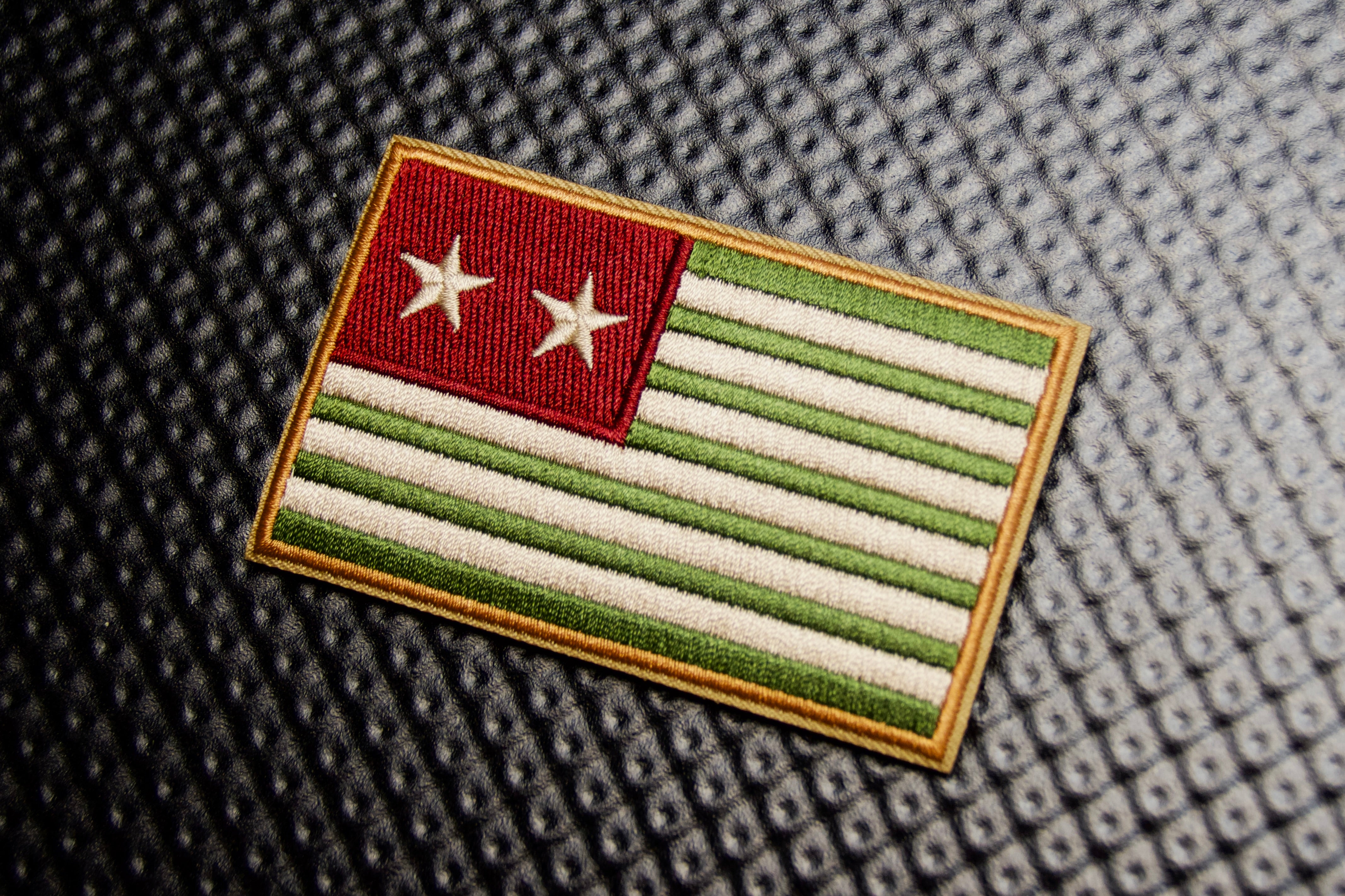 Subdued Civil War Western States Flag Premium Embroidered Patch ...
