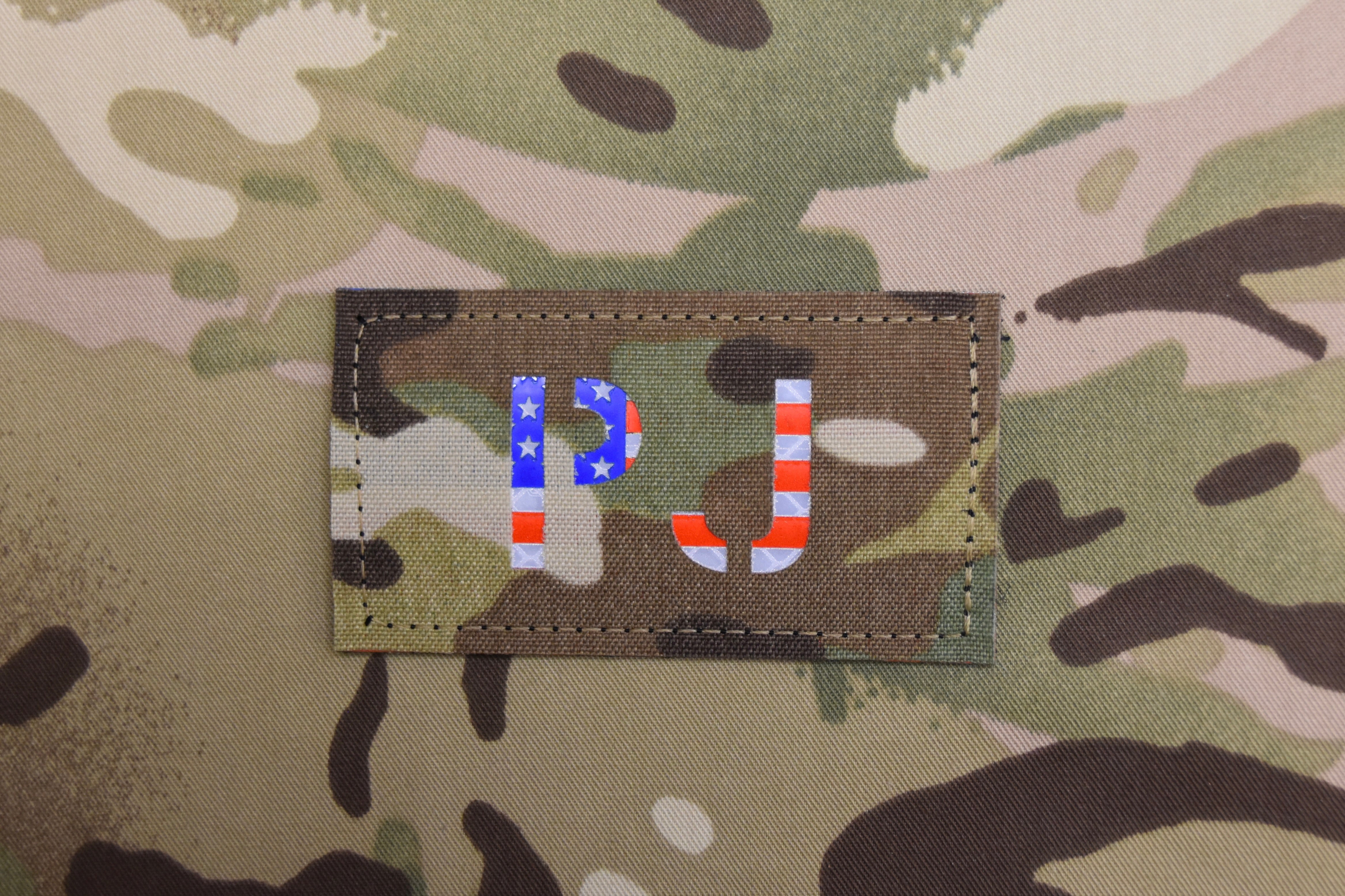 PJ Multicam Infrared US Flag callsign Patch – BritKitUSA