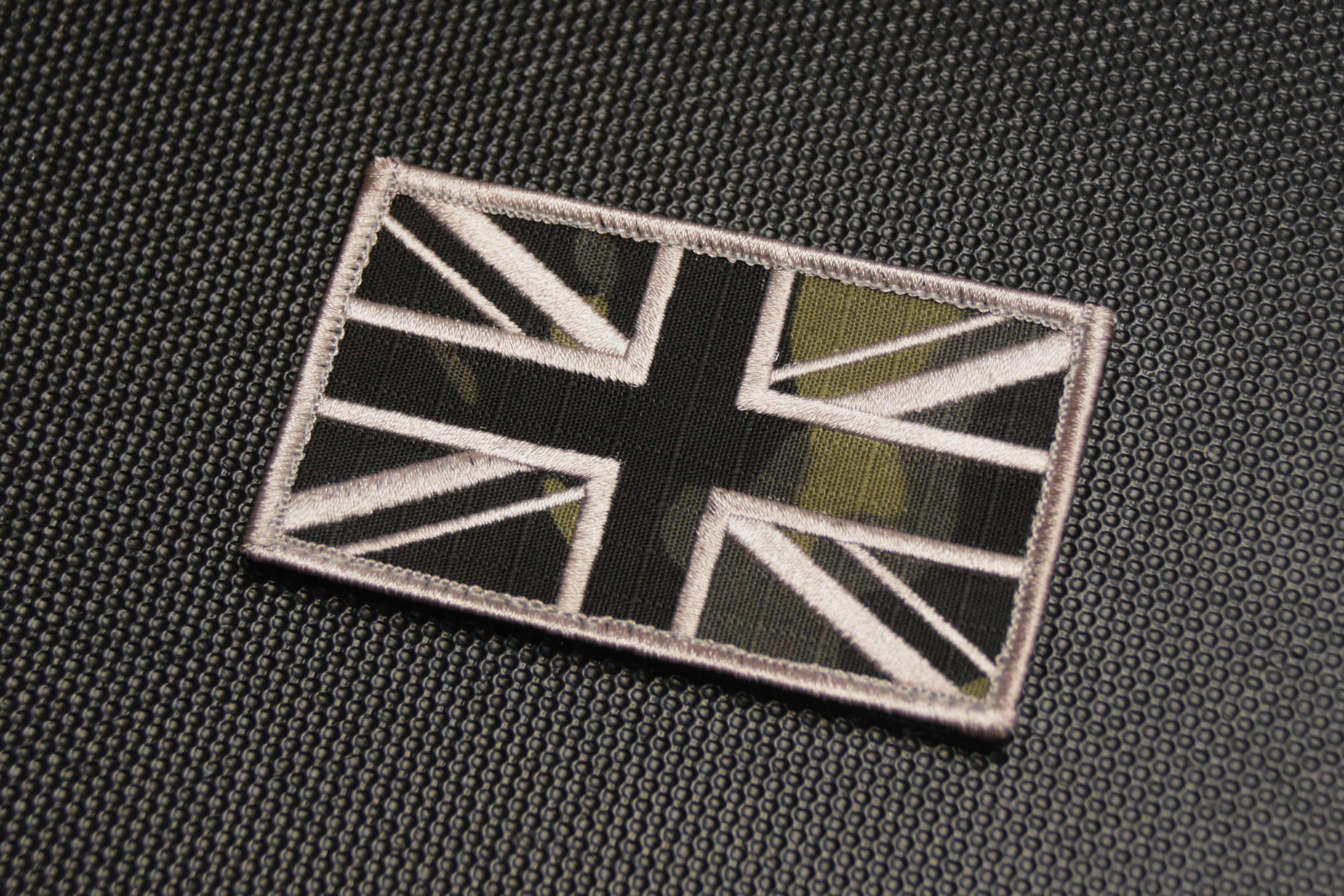 Multicam Black UK Flag Embroidered Patch – BritKitUSA