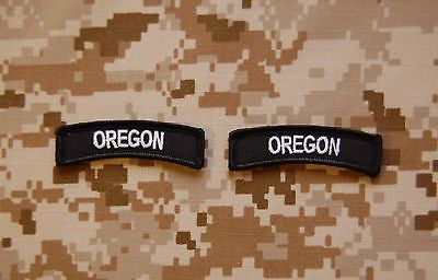 Oregon State Tab Patch Set - Black & White – BritKitUSA
