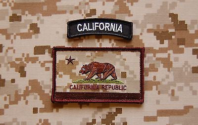 AOR1 California State Flag Patch & BW Tab Set – BritKitUSA