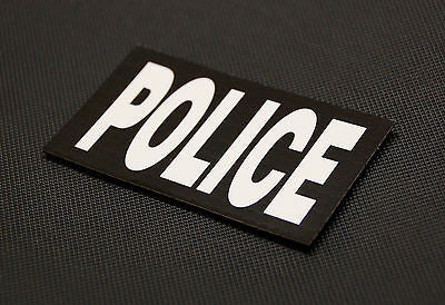 Infrared POLICE Patch Black & White – BritKitUSA