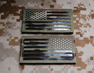 Infrared Multicam IR US Flag Patch Set – BritKitUSA