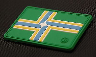 Portland City Flag 3D PVC Morale Patch – BritKitUSA