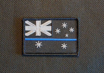 Thin Blue Line Australia Flag Morale Patch – BritKitUSA