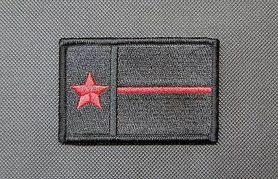 Texas Thin Red Line State Flag Morale Patch – BritKitUSA