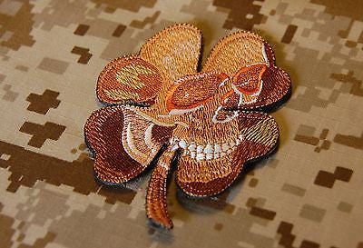 Clover Skull Morale Patch - Desert – BritKitUSA