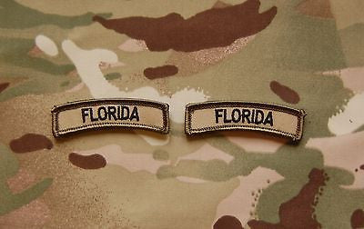 Florida State Tab Patch Set - Multicam – BritKitUSA