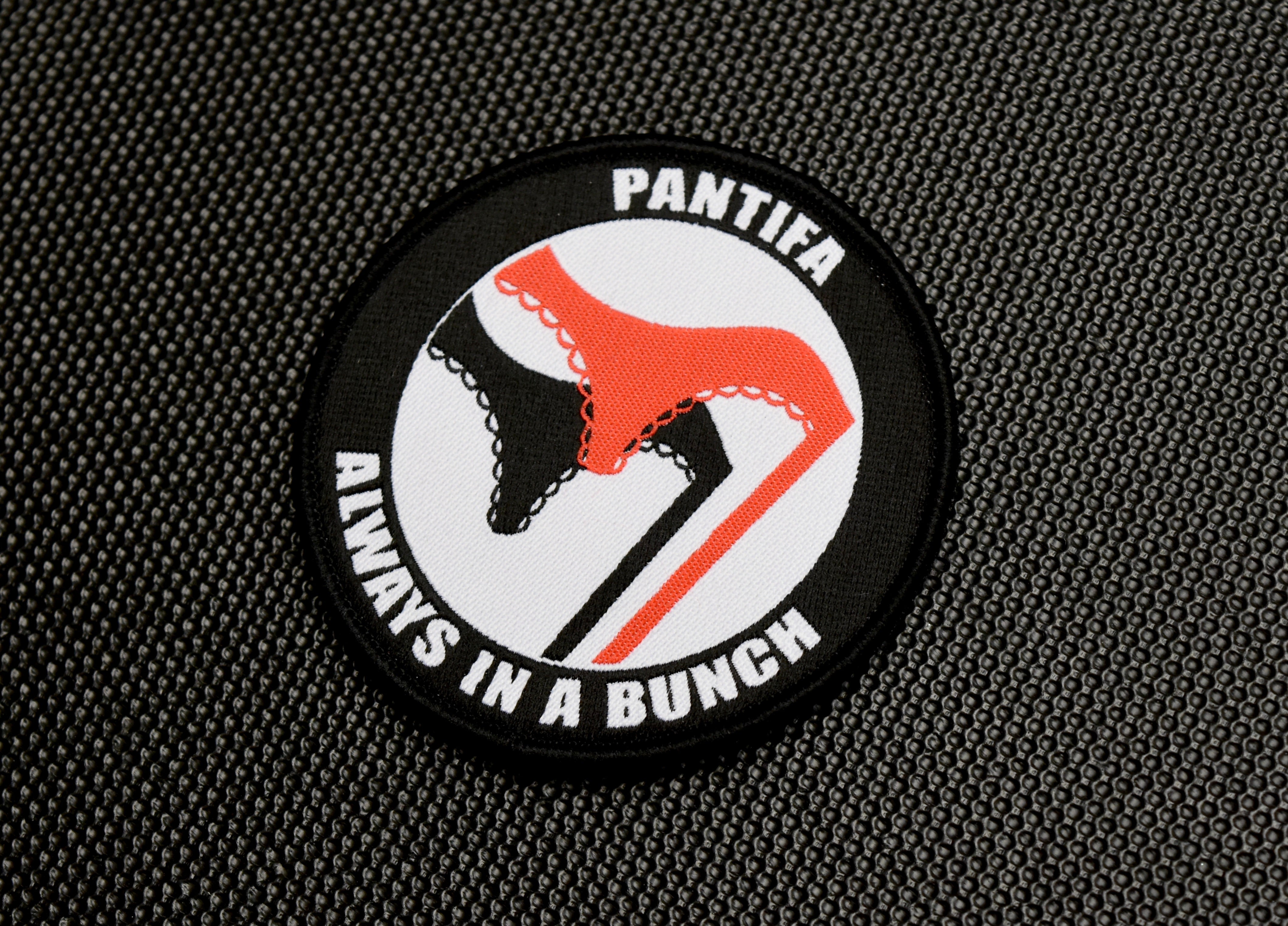 Pantifa Always In A Bunch Woven Morale Patch – BritKitUSA