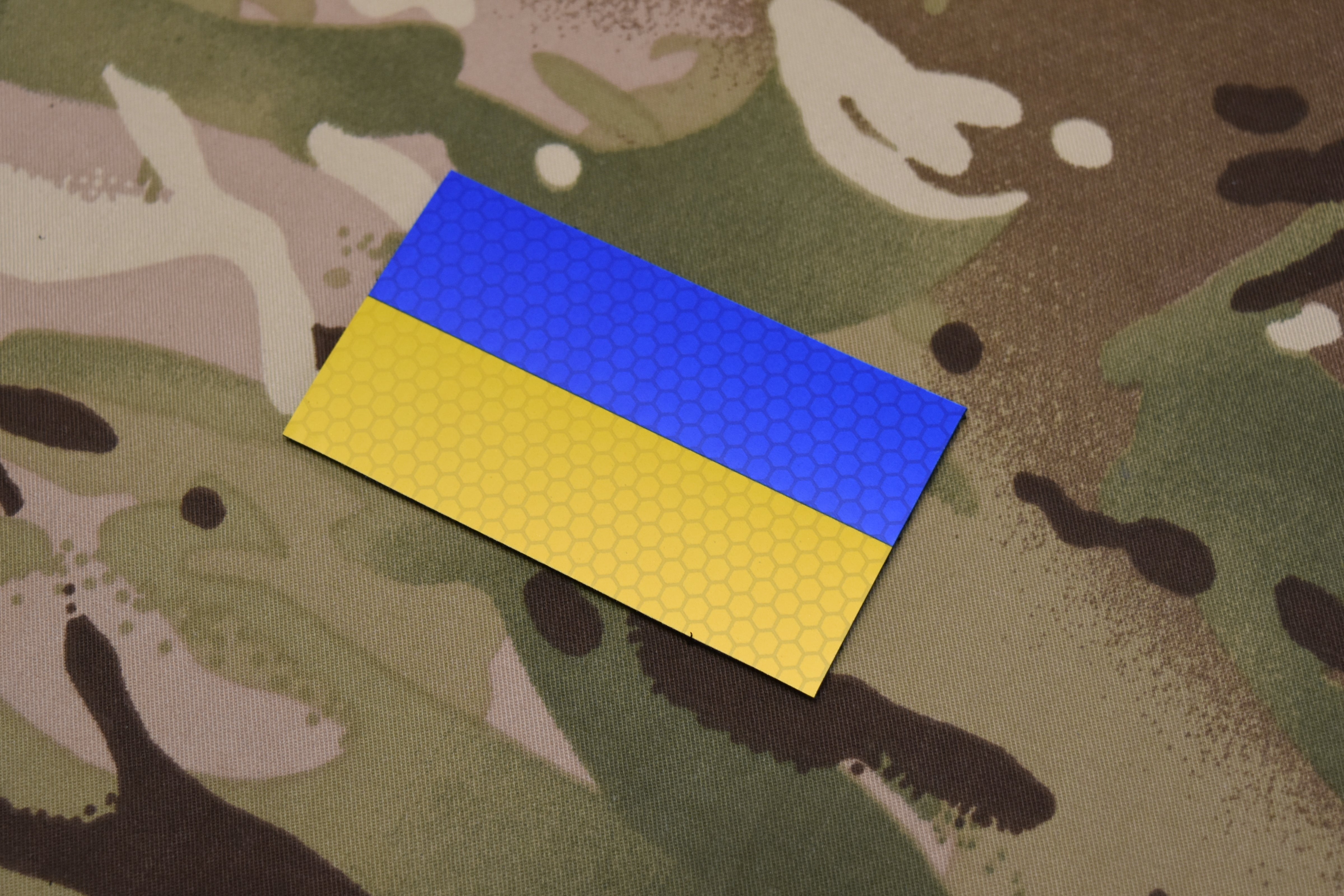 Infrared SOLAS Reflective Ukraine Flag – BritKitUSA