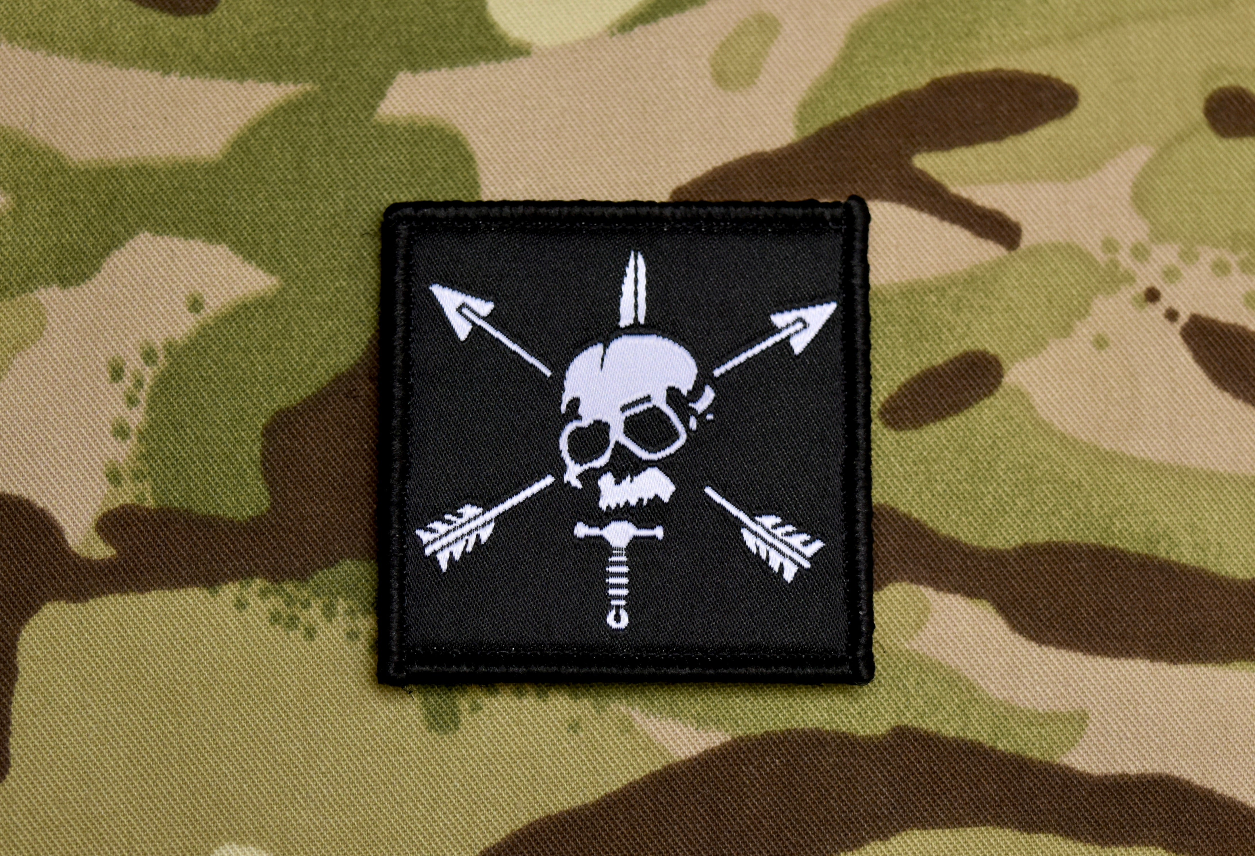 Mini SFARTAETC Woven Morale Patch - Black – BritKitUSA