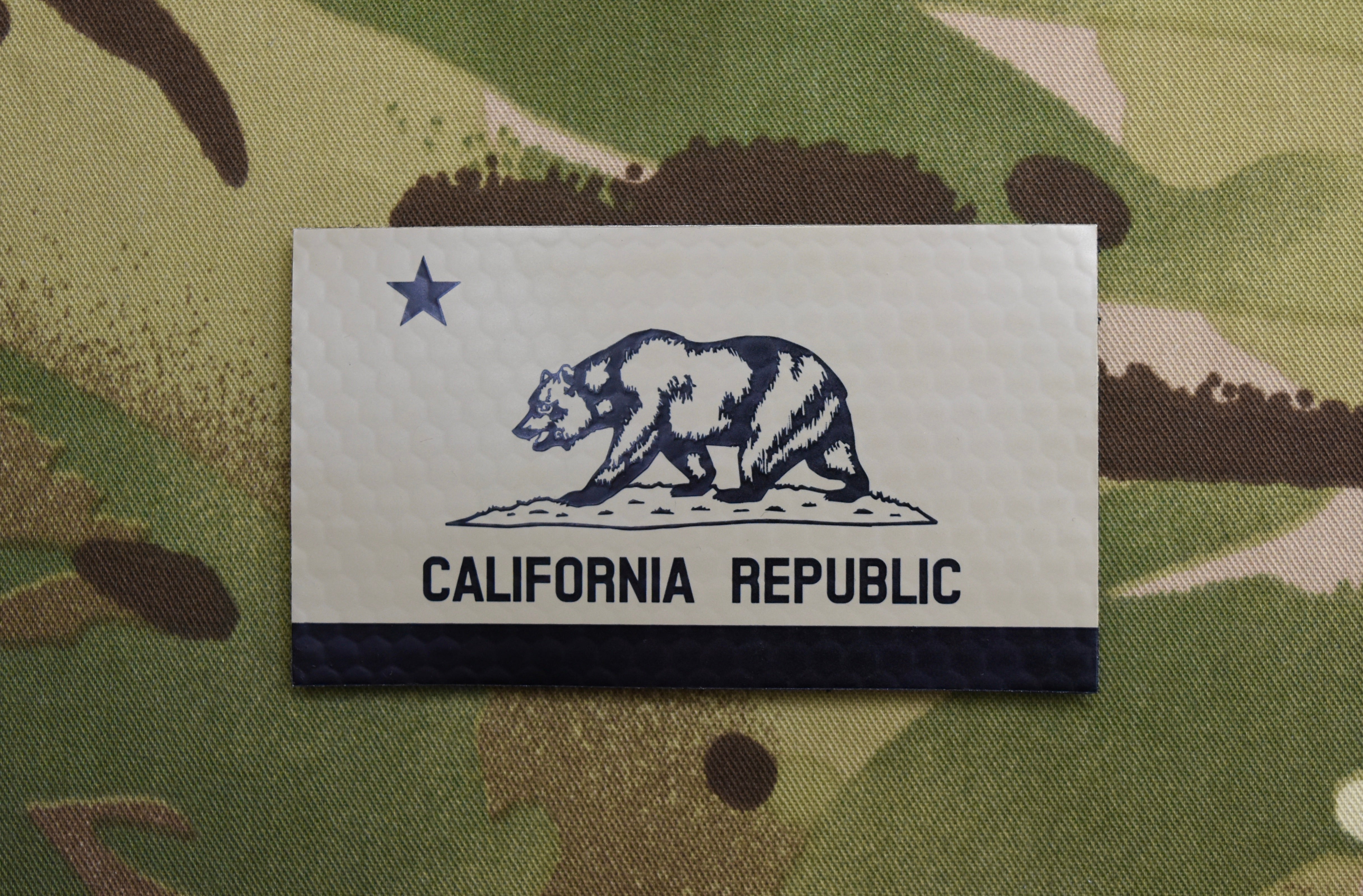 Infrared California State Flag Patch – BritKitUSA