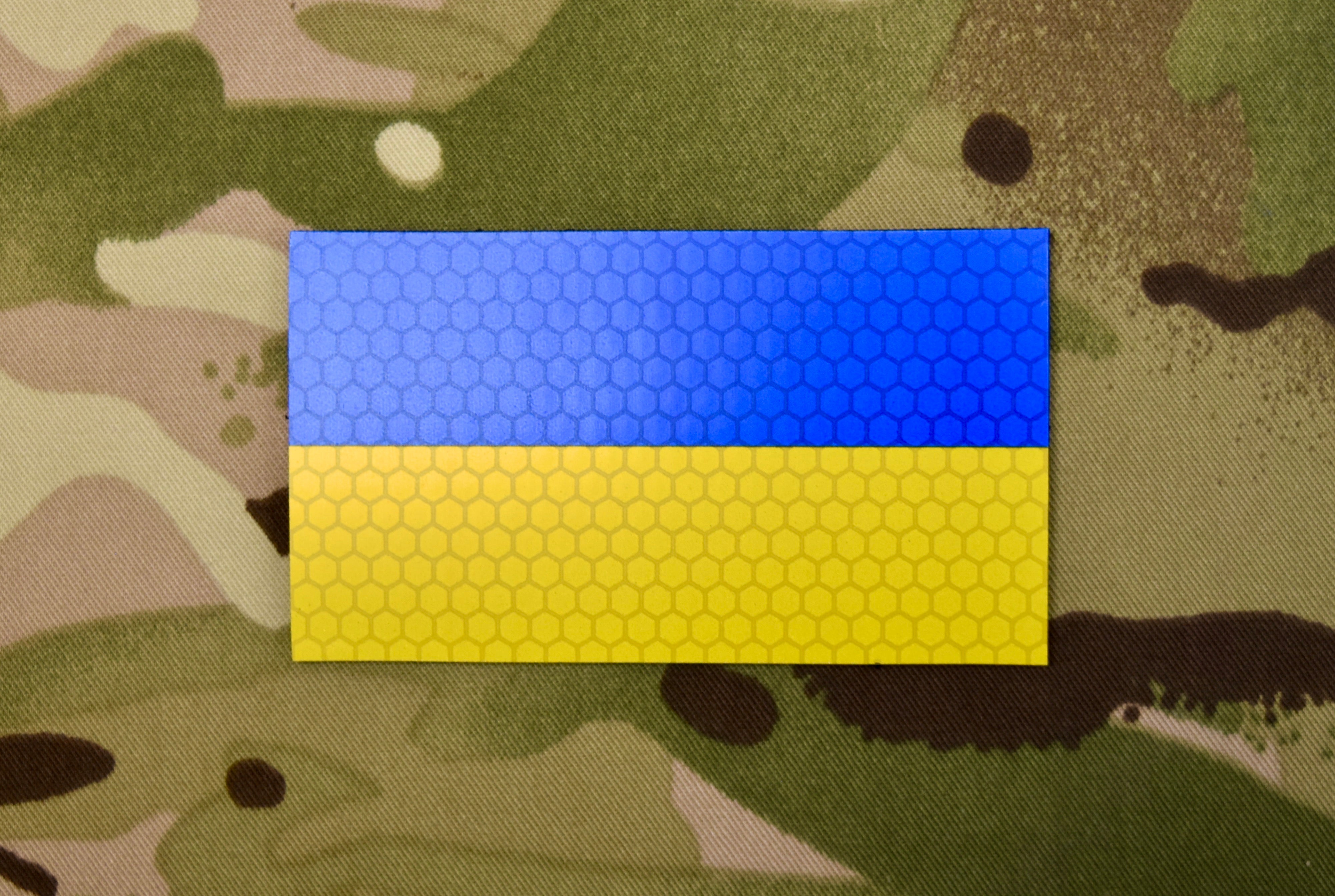 Infrared SOLAS Reflective Ukraine Flag – BritKitUSA