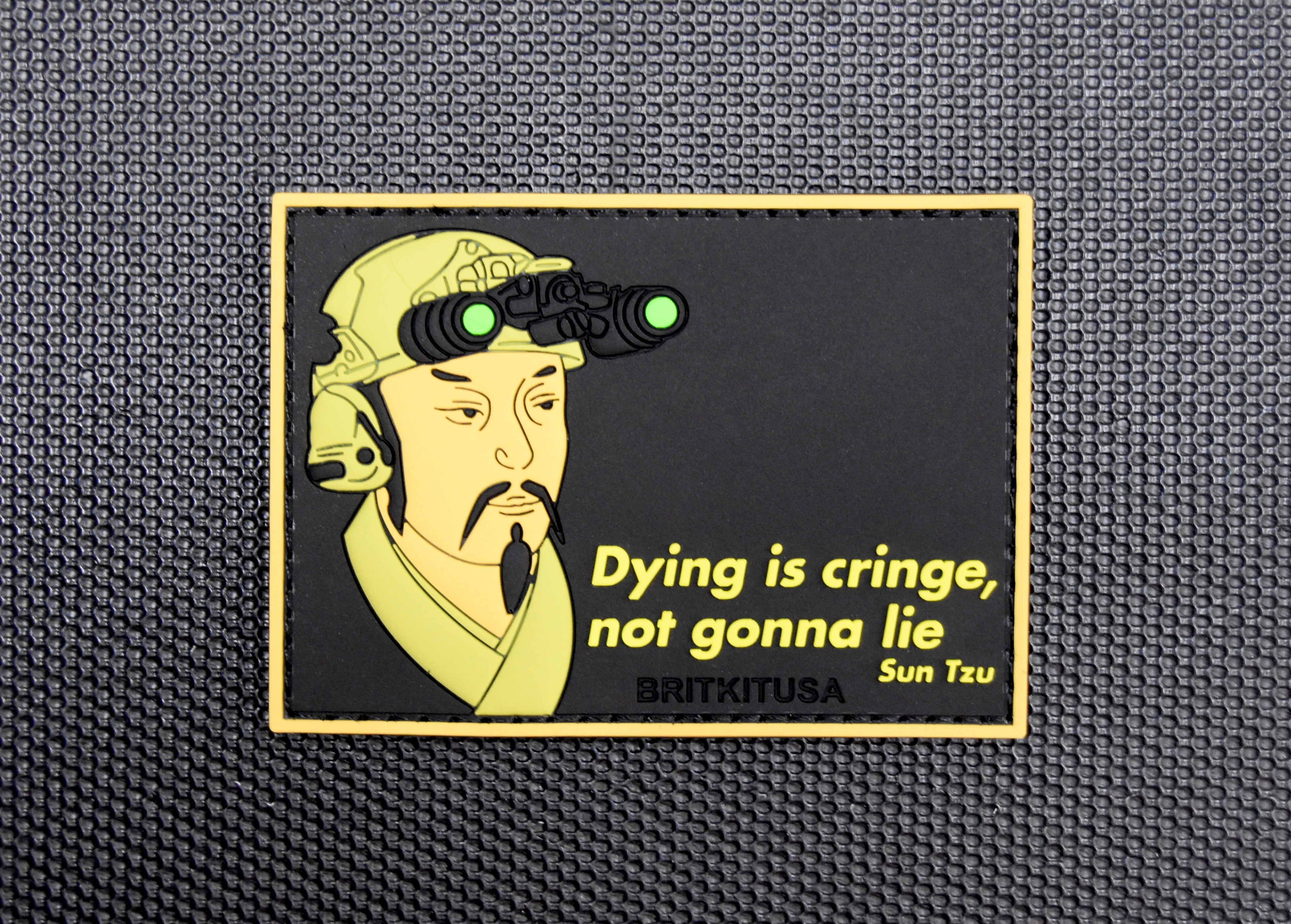 Dying Is Cringe Not Gonna Lie 3D PVC Morale Patch – BritKitUSA