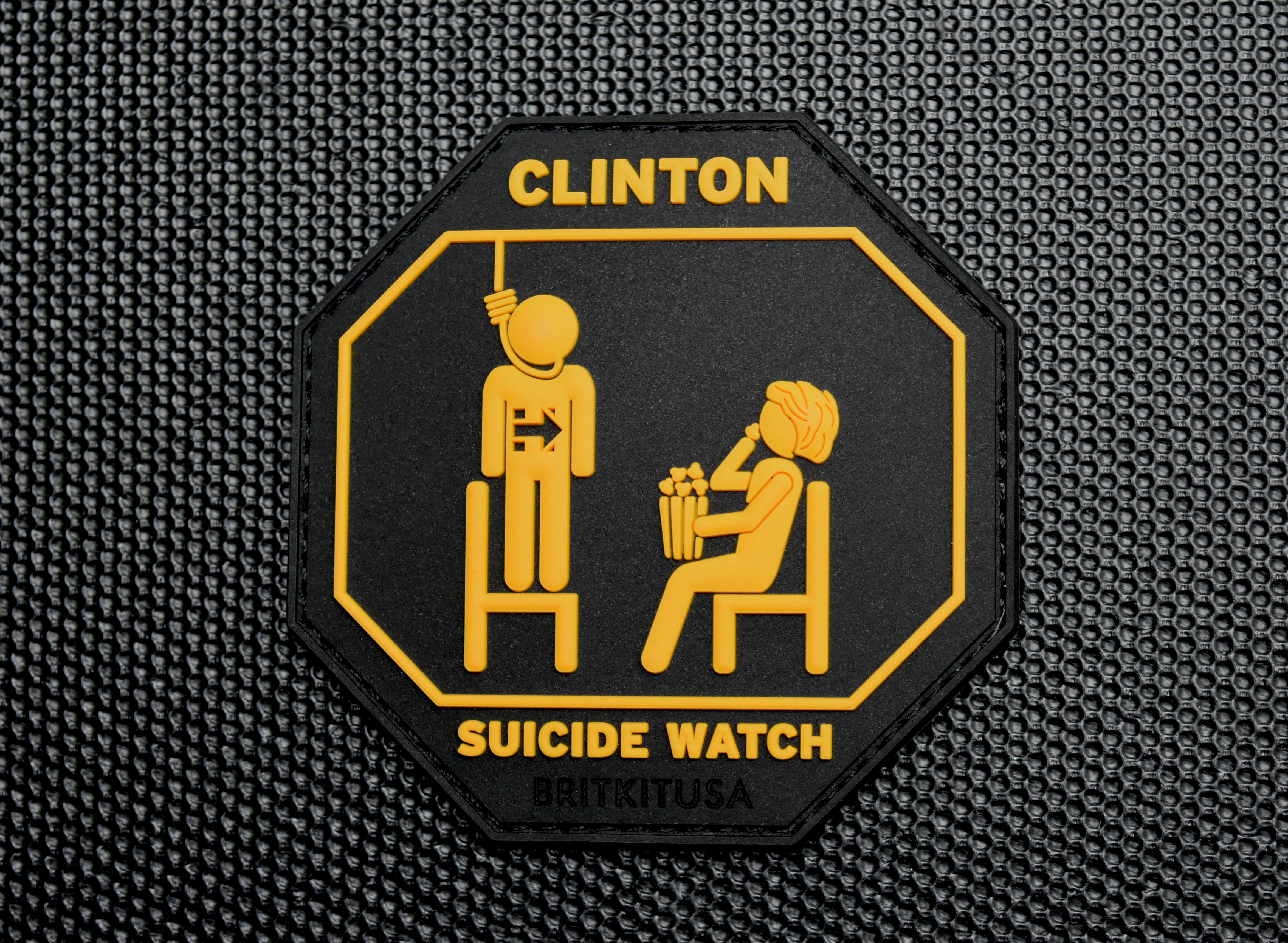 Clinton Watch 3D PVC Morale Patch – BritKitUSA