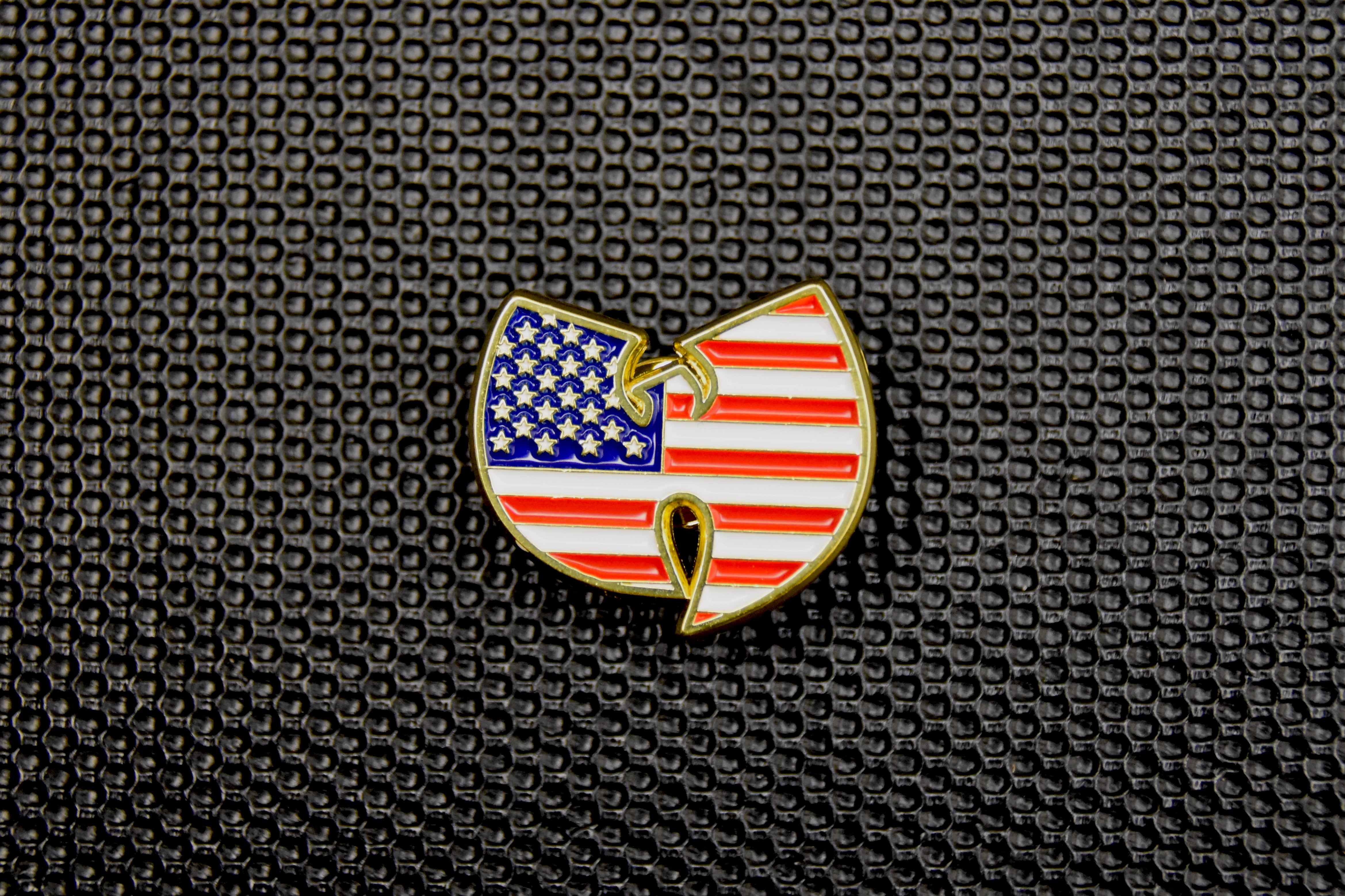 Wu-Tang USA Flag Enamel Pin – BritKitUSA