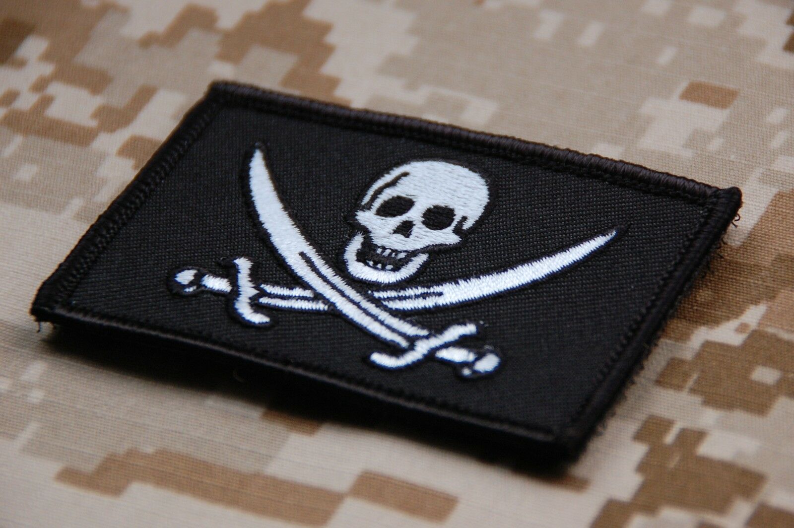 Mas Grey Calico Jack Morale Patch – BritKitUSA