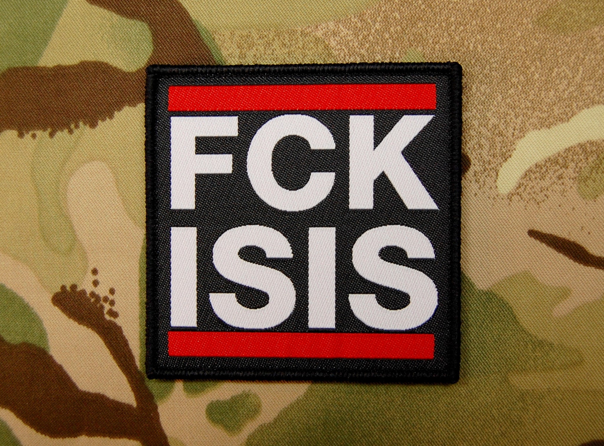 FCK ISIS Morale Woven Patch – BritKitUSA