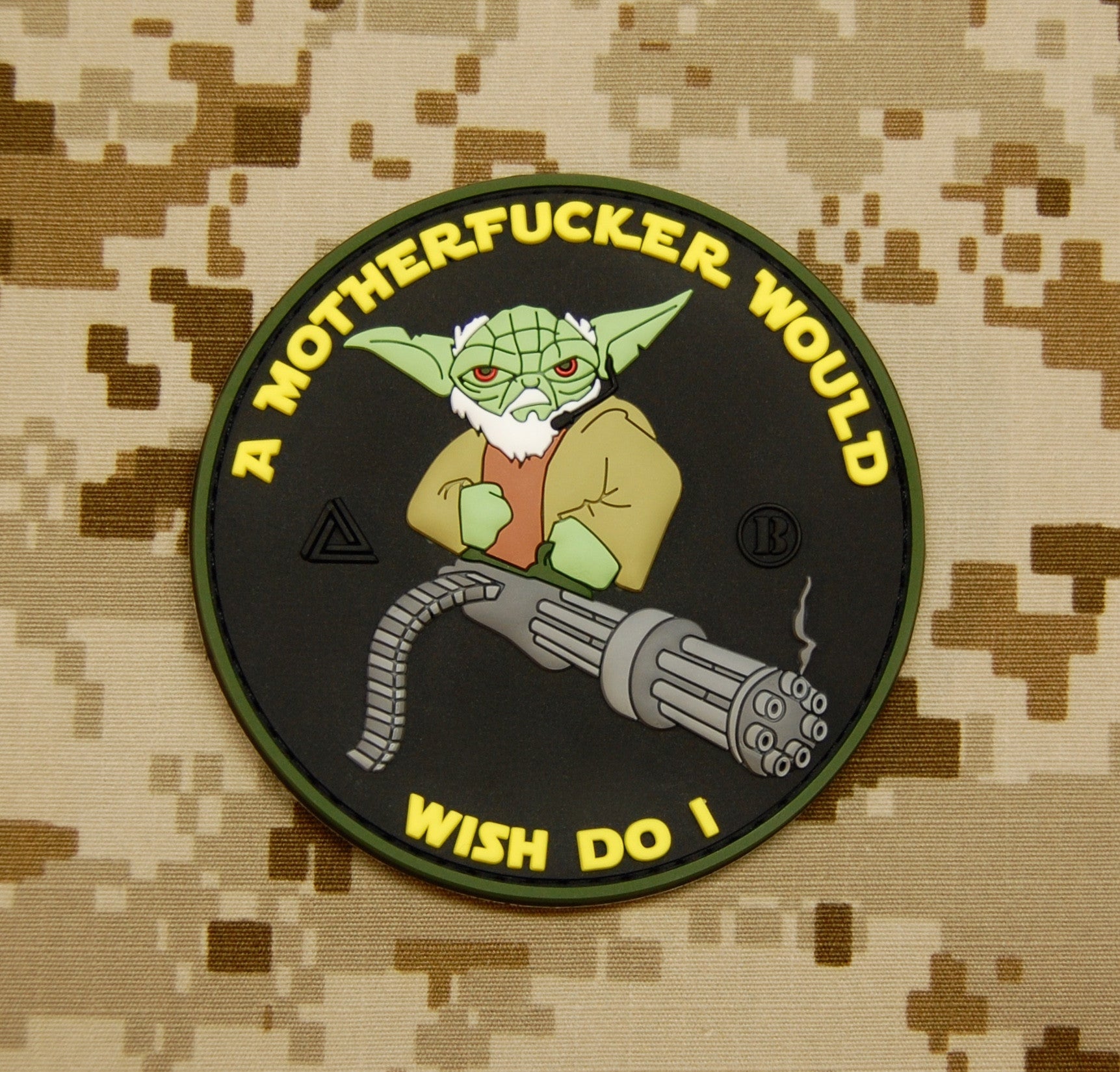 Tactical Yoda PVC Morale Patch – BritKitUSA