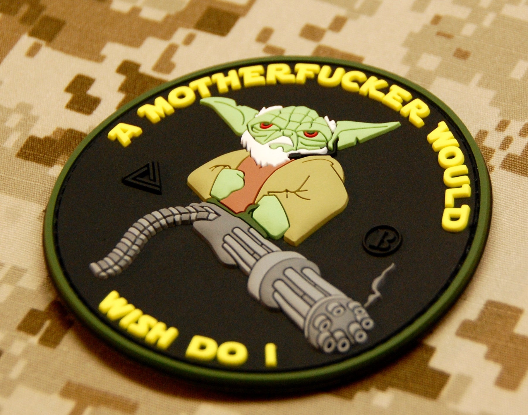 Tactical Yoda PVC Morale Patch – BritKitUSA