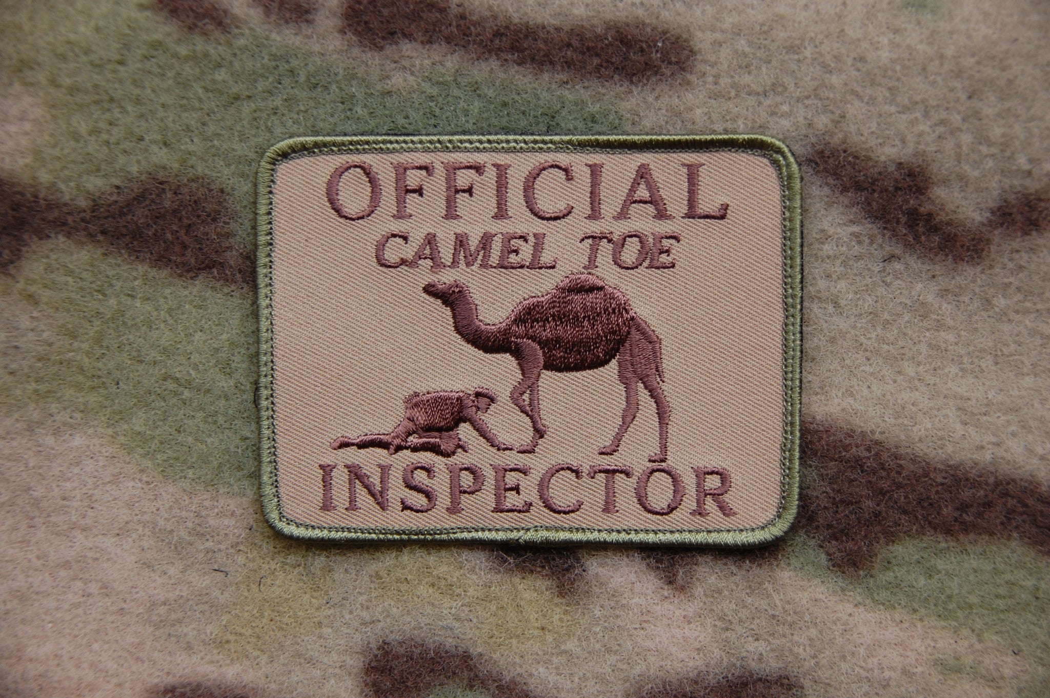 OFFICIAL CAMEL TOE INSPECTOR Morale Patch – BritKitUSA