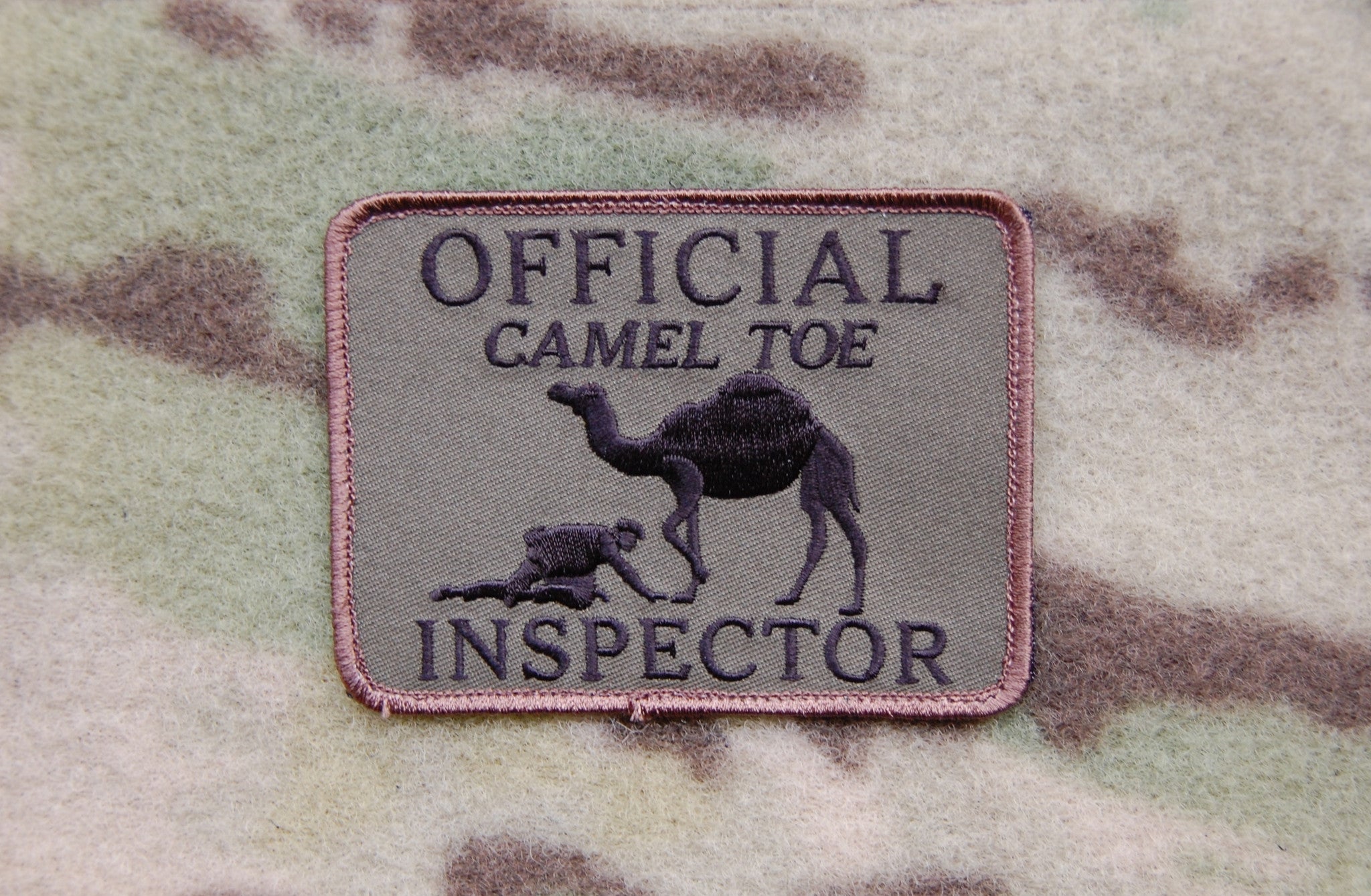 OFFICIAL CAMEL TOE INSPECTOR Morale Patch – BritKitUSA