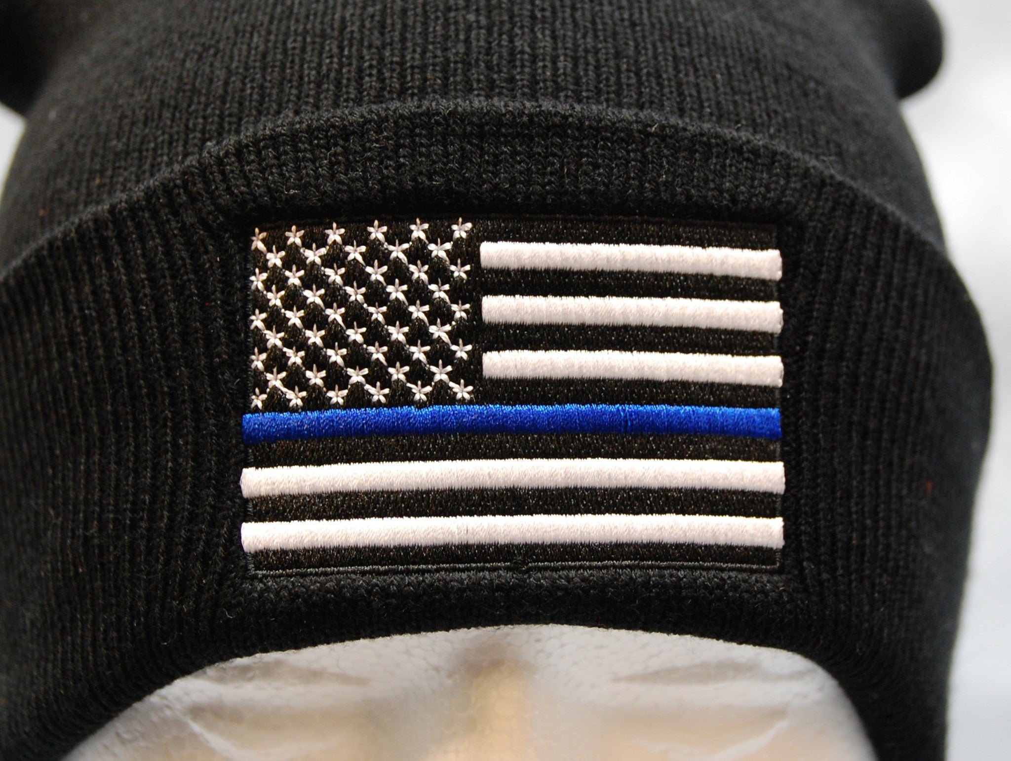 Thin Blue Line Beanie / Watch Cap – BritKitUSA