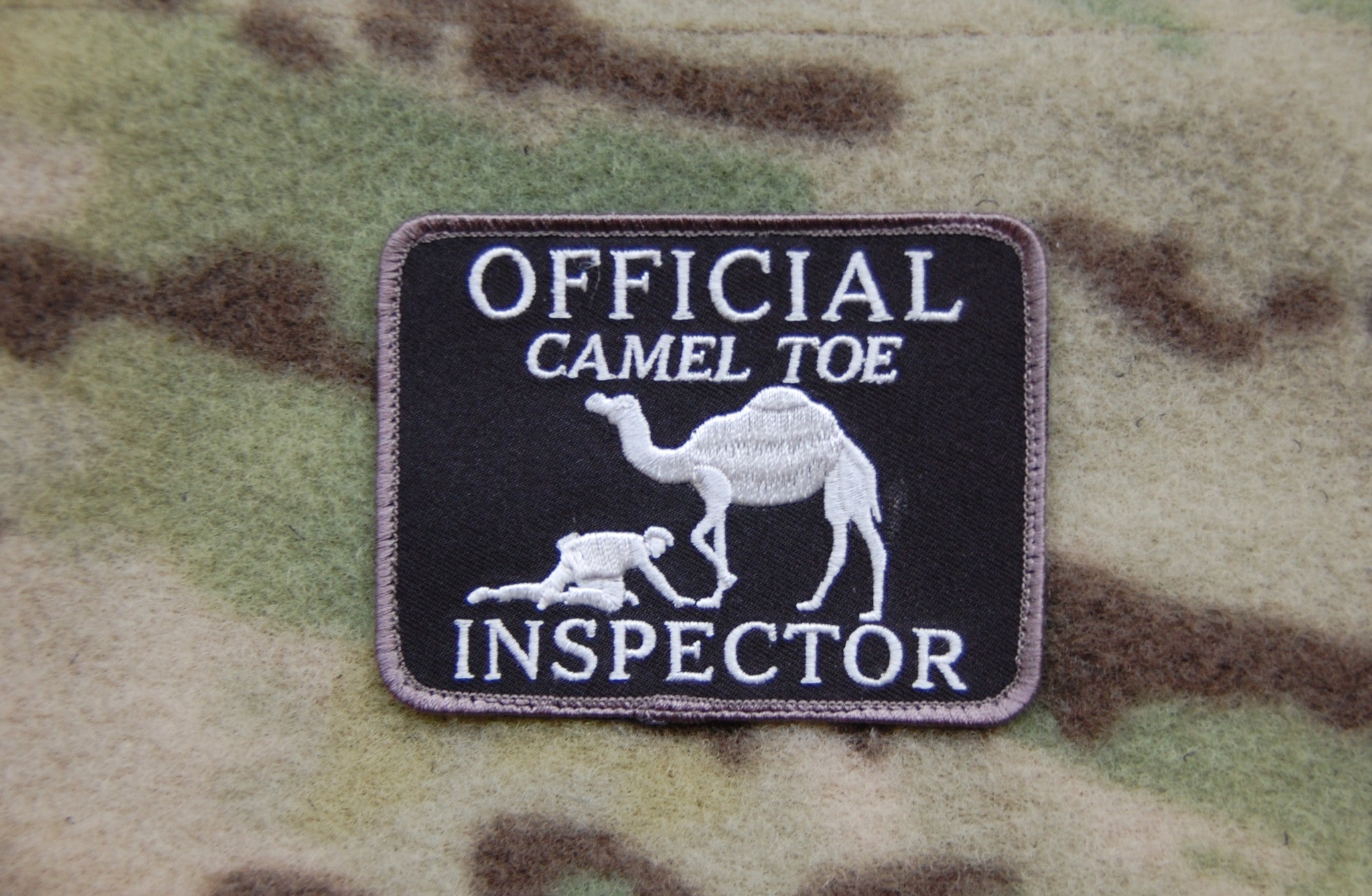 OFFICIAL CAMEL TOE INSPECTOR Morale Patch – BritKitUSA