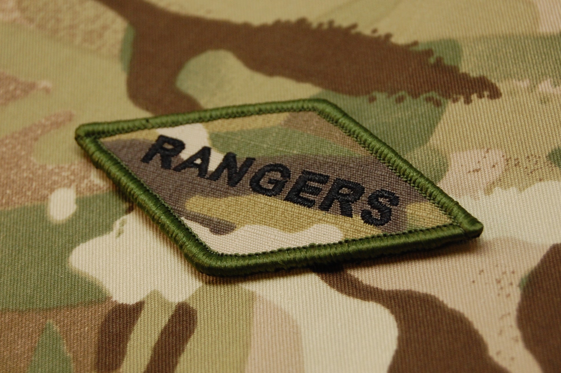 Multicam RANGERS Diamond Morale Patch – BritKitUSA