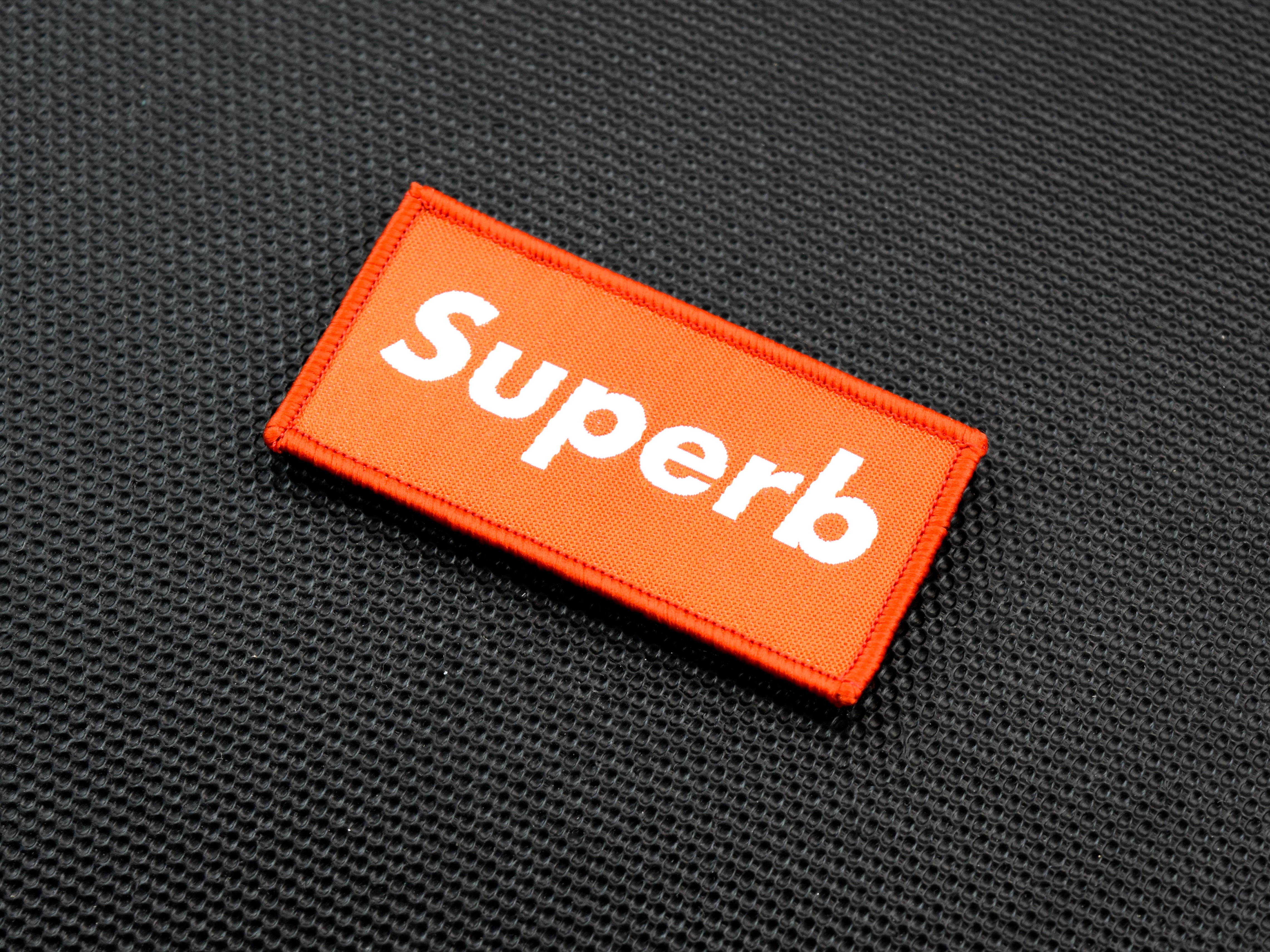 Superb / Supreme Parody Woven Morale Patch – BritKitUSA