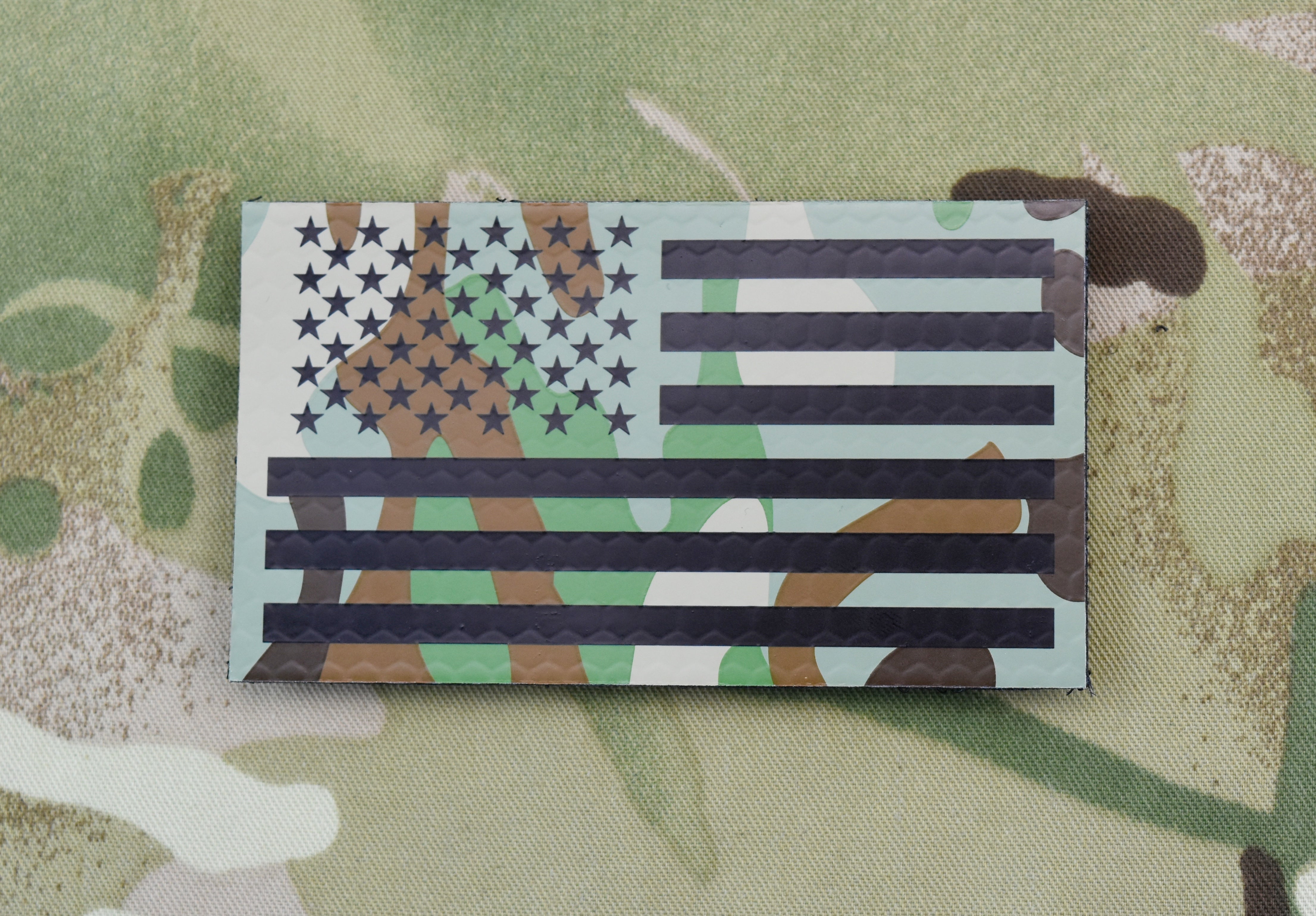 Infrared Printed Multicam IR US Flag Patch – BritKitUSA