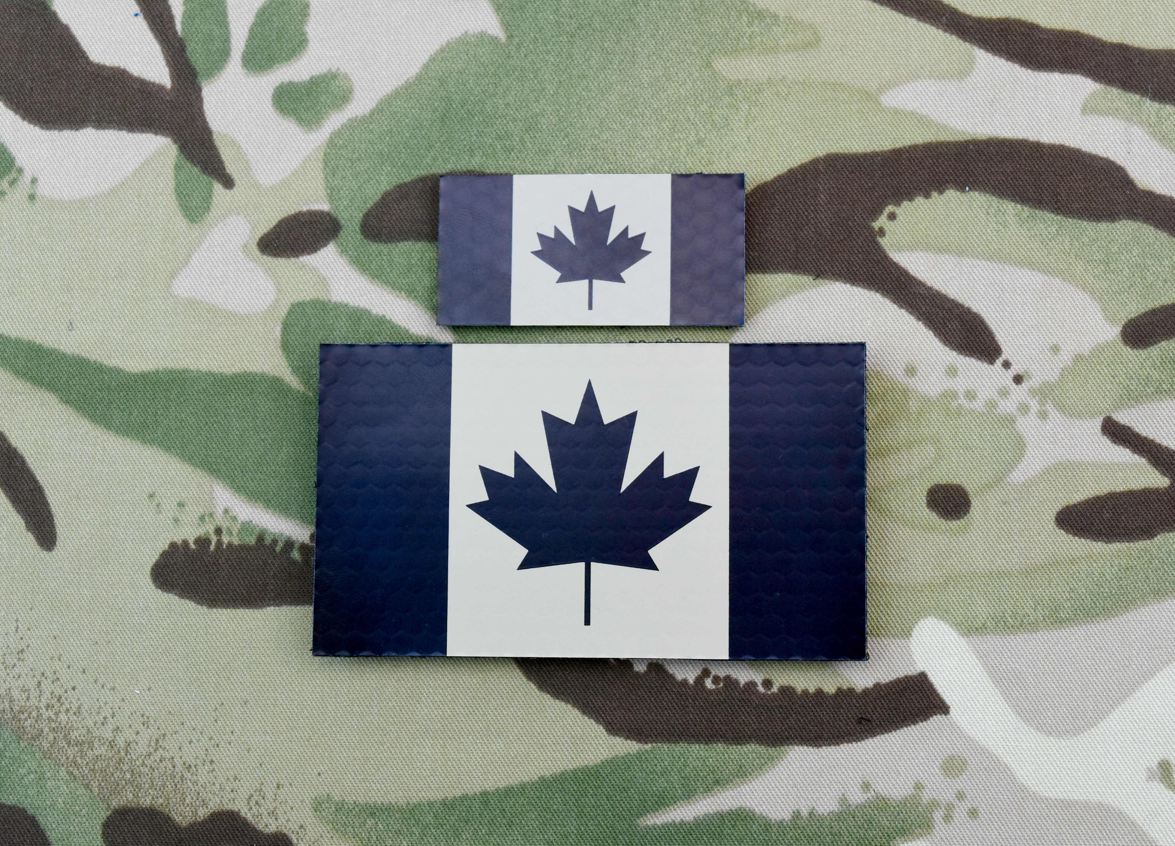 IR Canada Flag Mini & Standard Patch Set - Tan – BritKitUSA