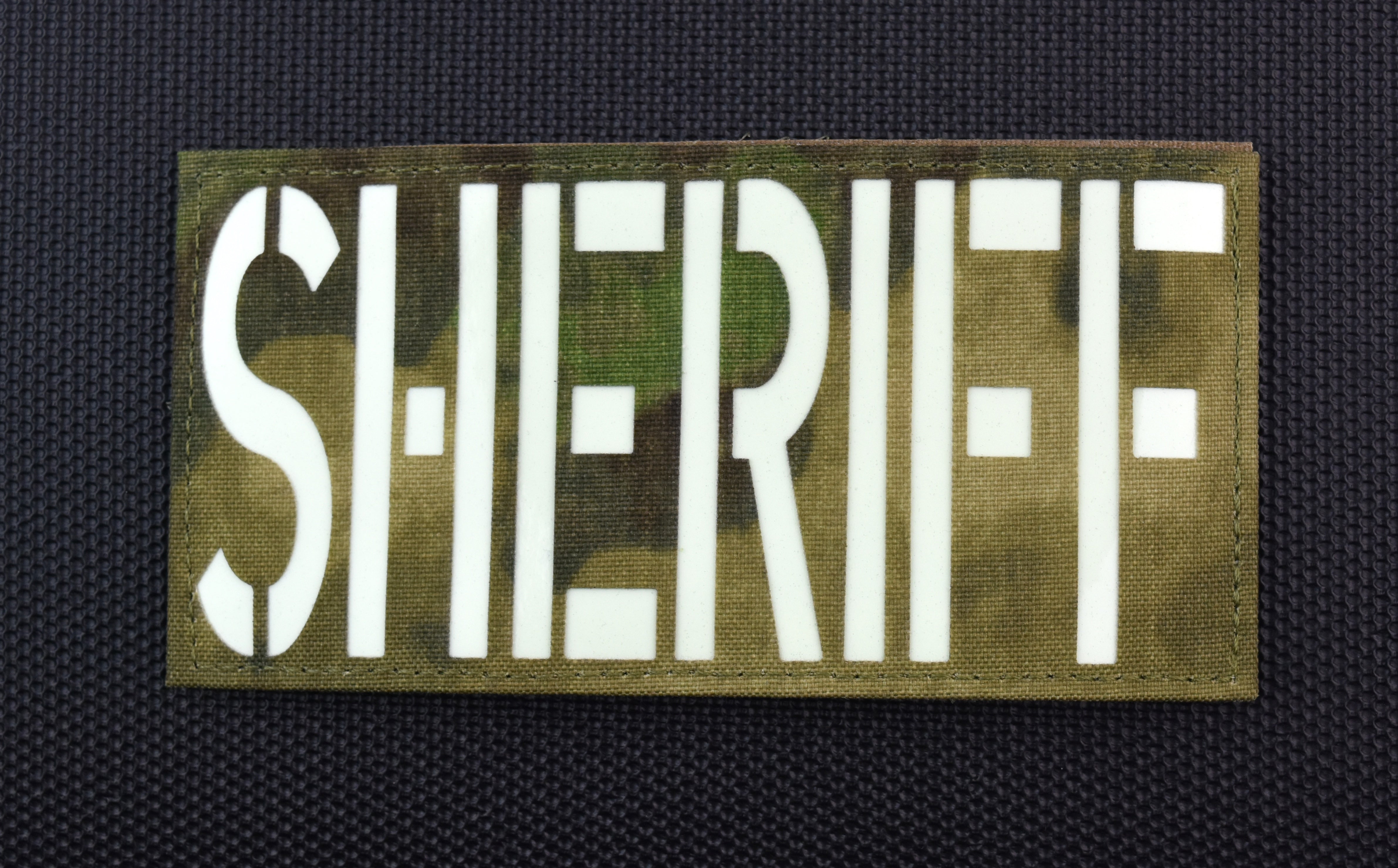 Large ATACS-FG Luminescent SHERIFF Patch – BritKitUSA