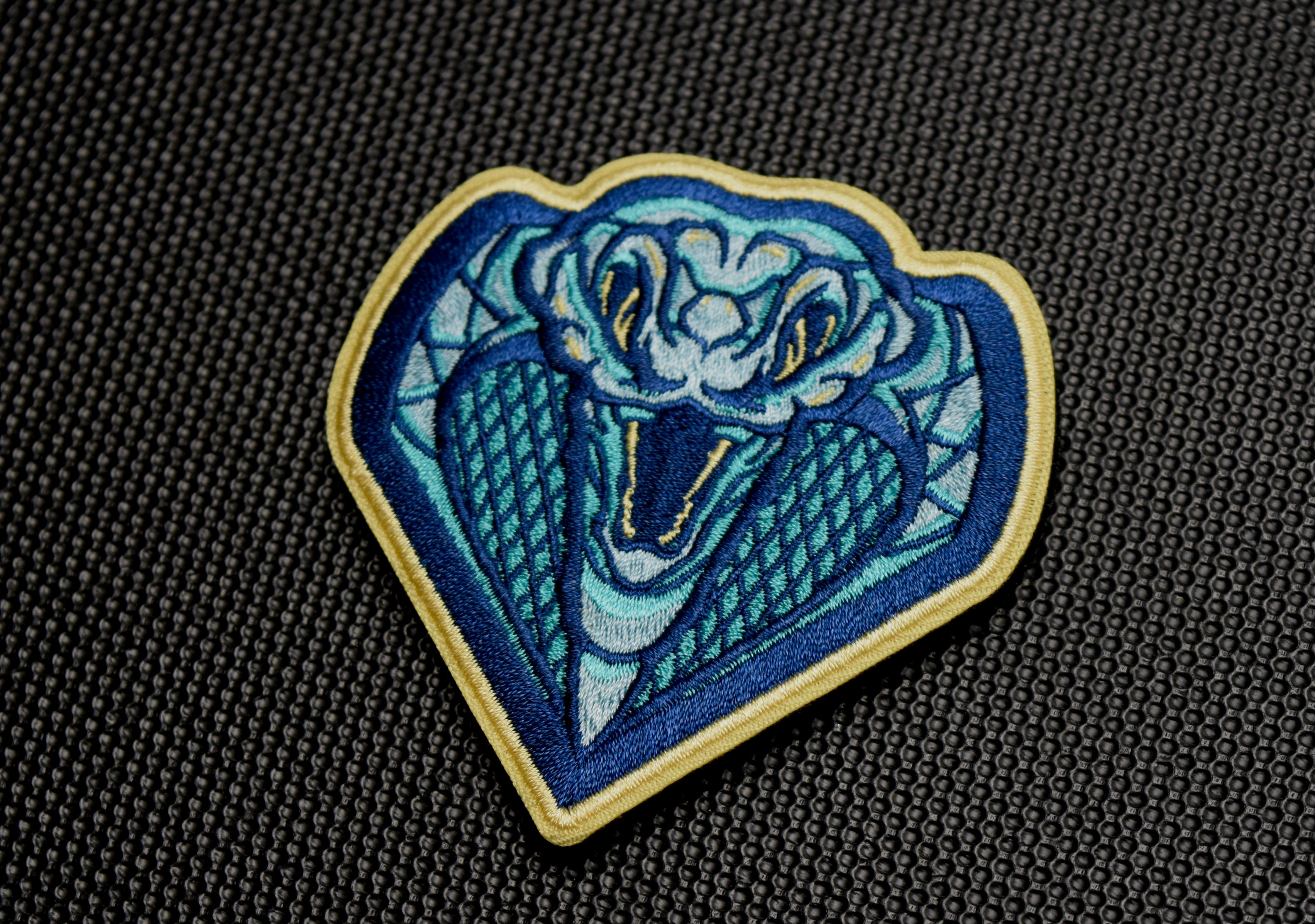 Premium Embroidered Cobra Head Morale Patch – BritKitUSA
