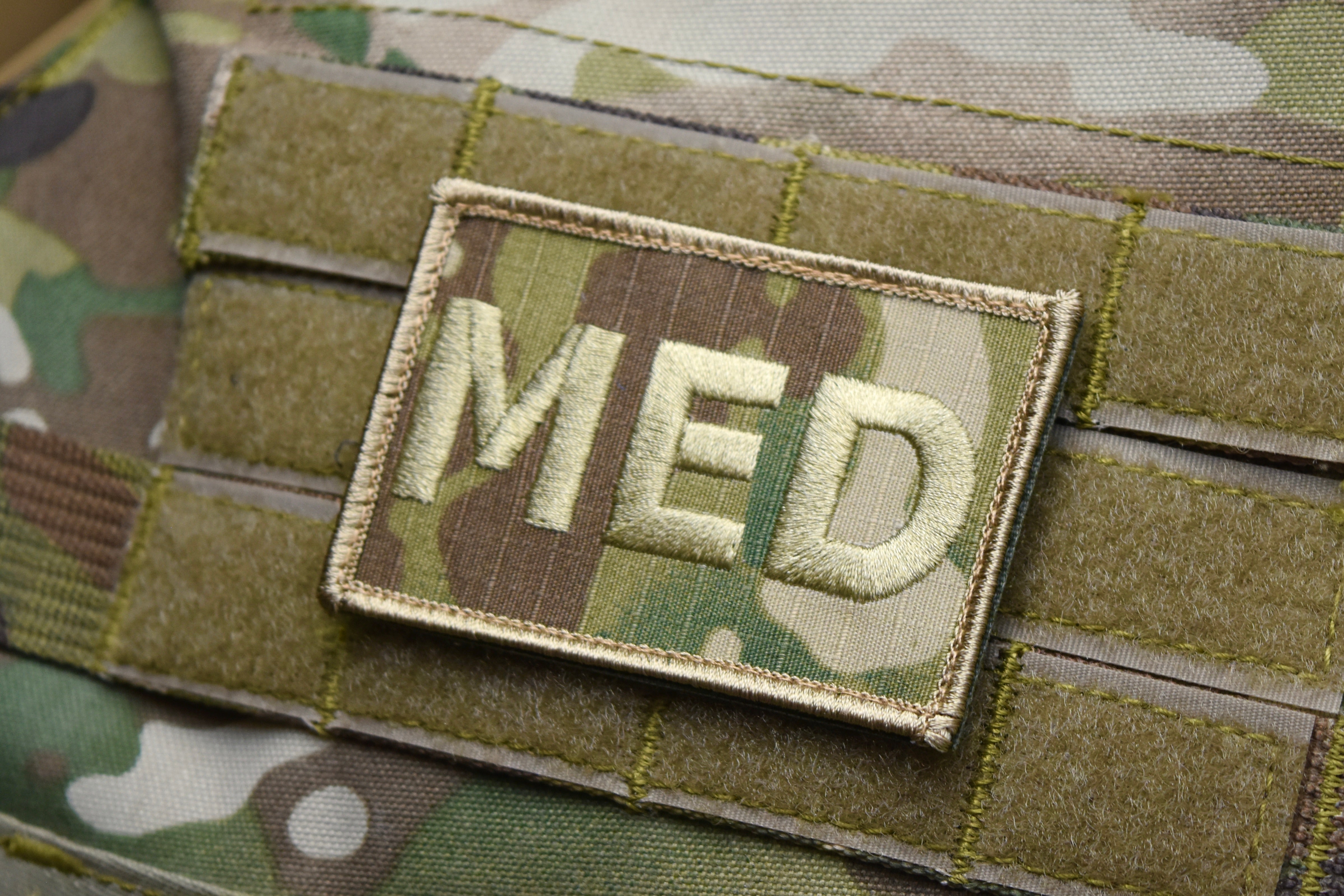 Multicam MED Embroidered Patch – BritKitUSA