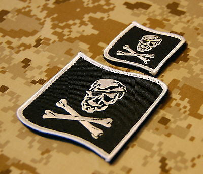 Nswdg Blue Squadron Patch Set Black White Britkitusa