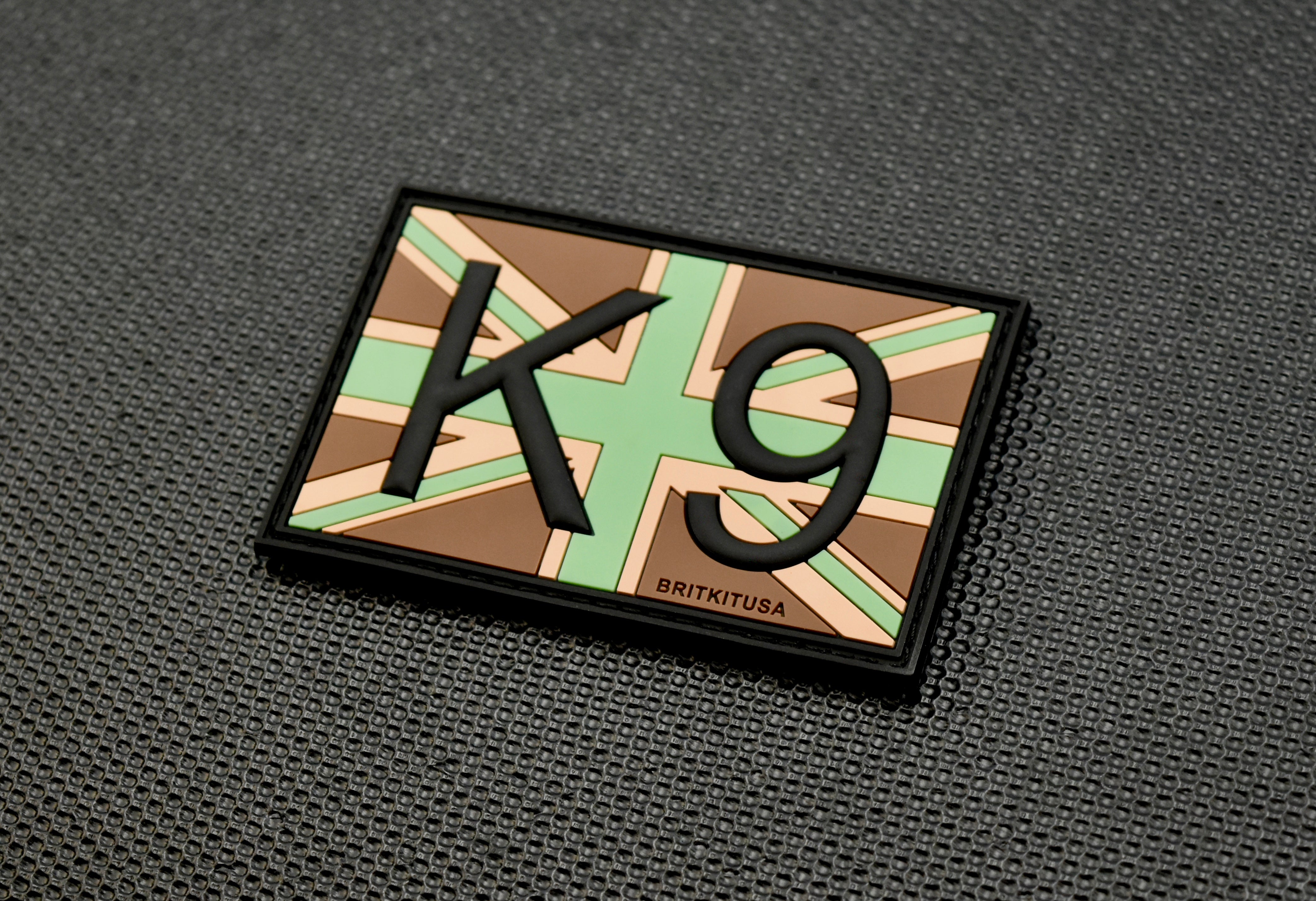 K9 UK Flag 3D PVC Morale Patch - Multicam – BritKitUSA