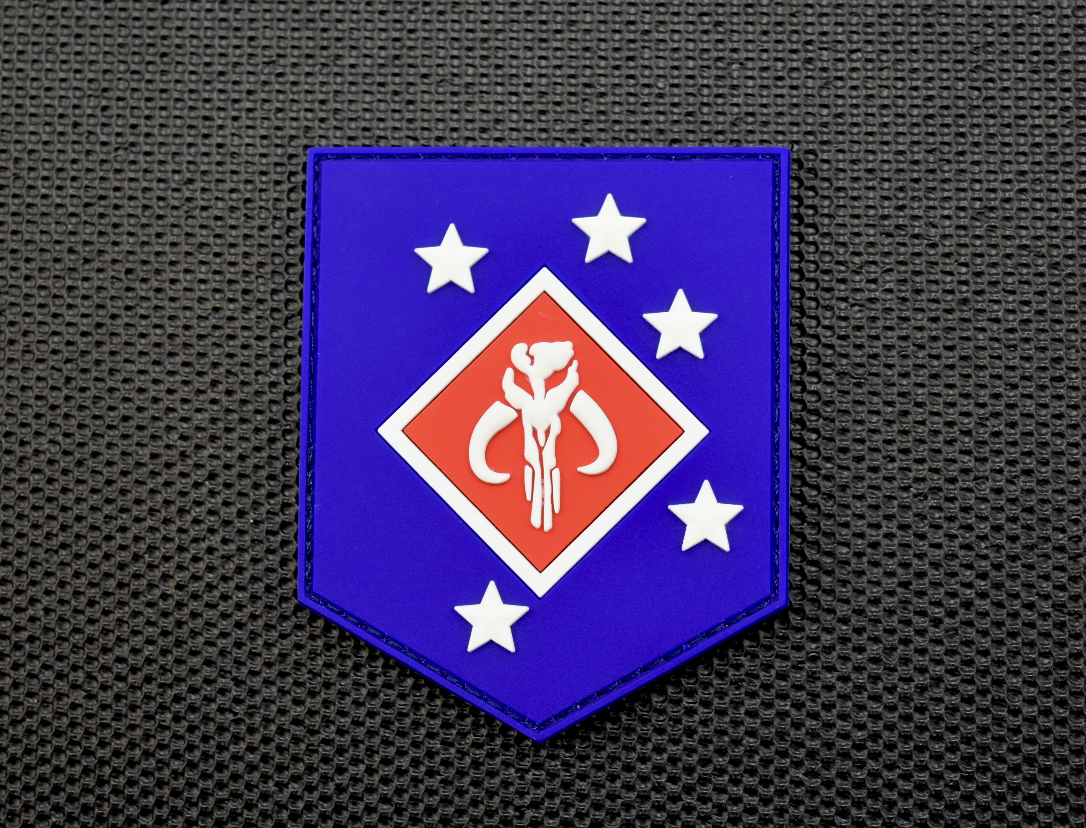 Mandalorian Raider 3D PVC Morale Patch – BritKitUSA