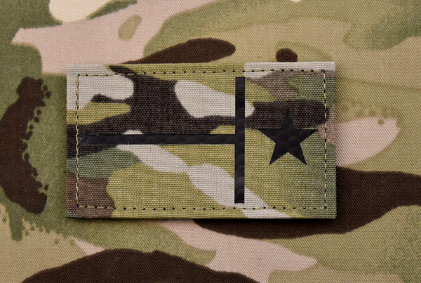 Reverse Infrared Texas State Flag Multicam Call Sign Patch – BritKitUSA