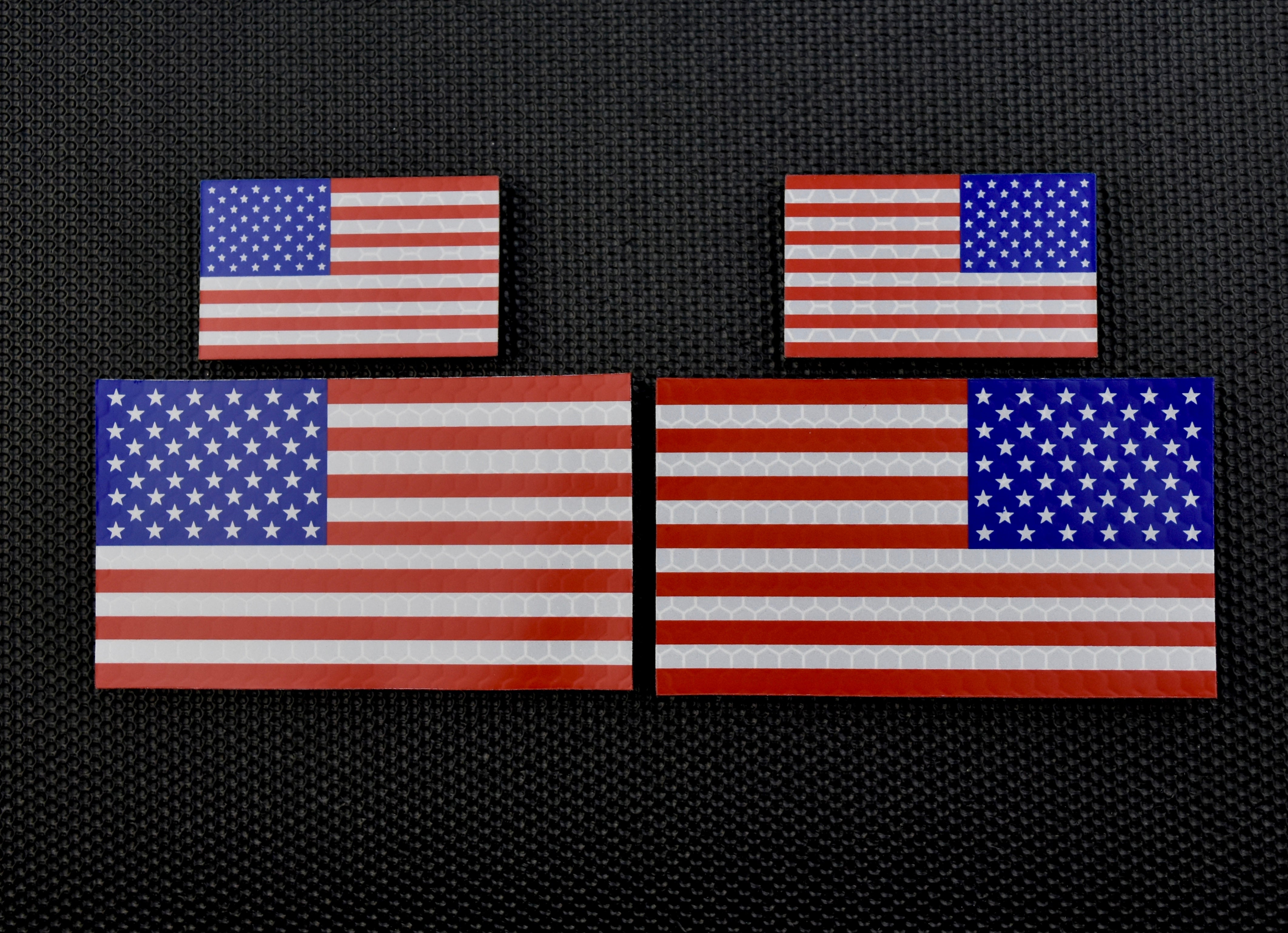 SOLAS Reflective US Flag Standard & Mini Full Patch Set – BritKitUSA