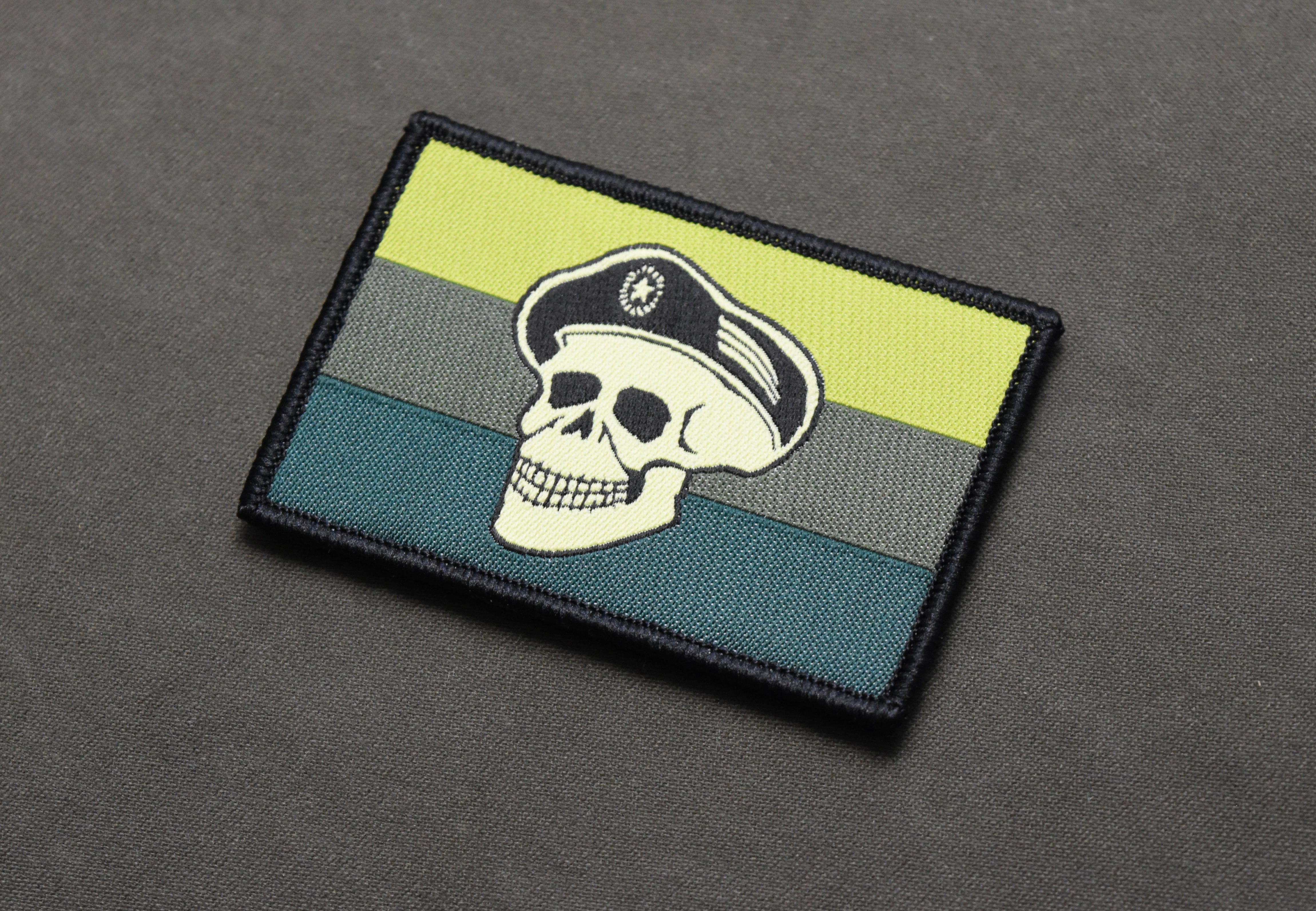 Subdued Spetsnaz Skull Russian Flag Morale Patch – BritKitUSA