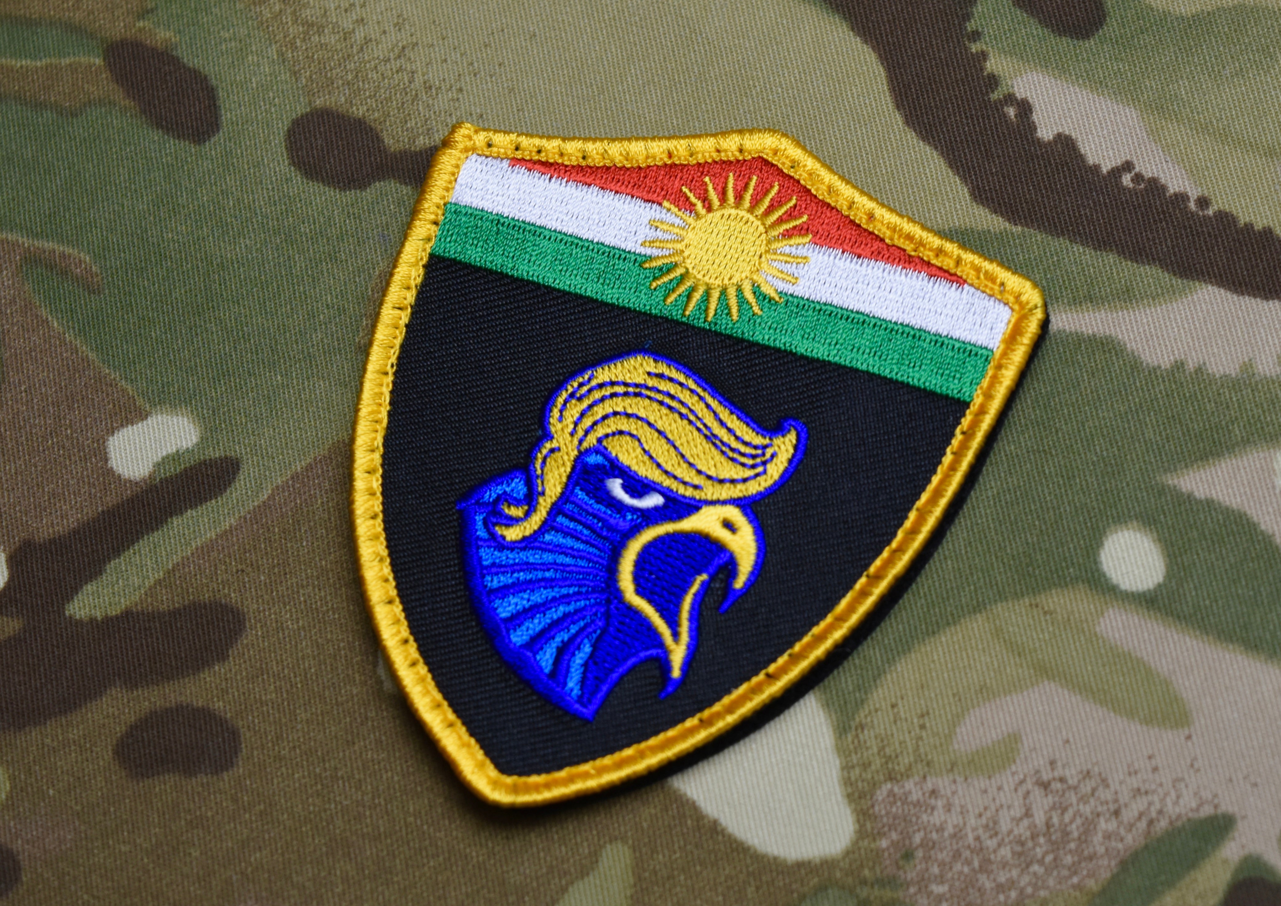 Peshmerga Blue Falcon Morale Patch – BritKitUSA